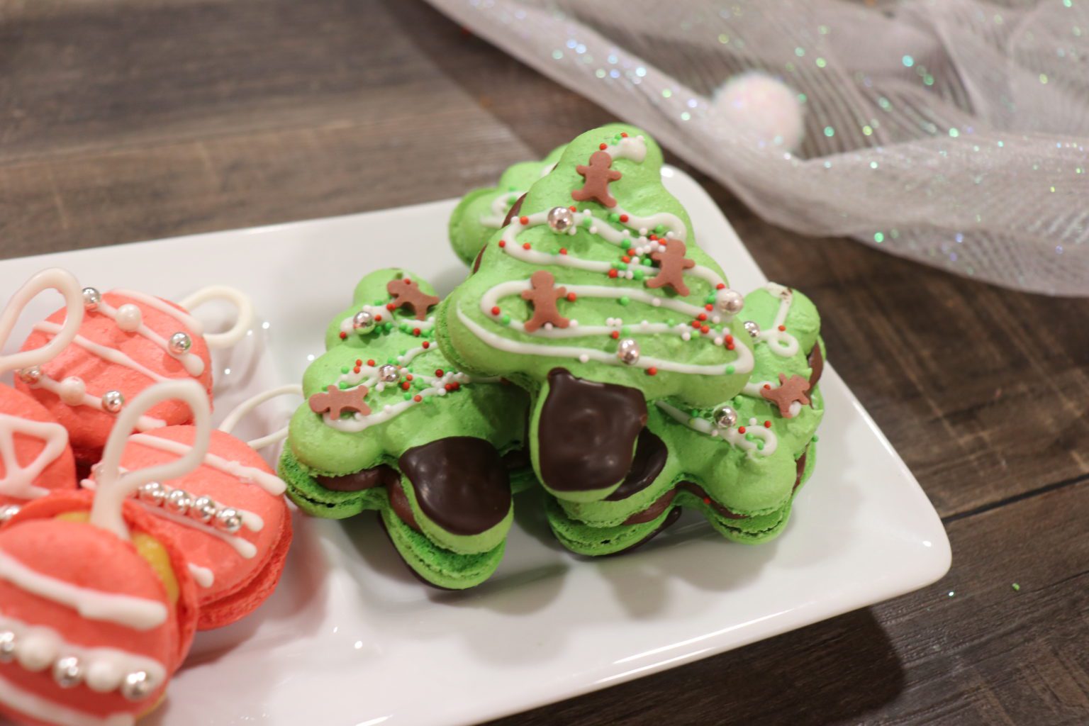 Macarons de Noël - Cerf Dellier le Blog