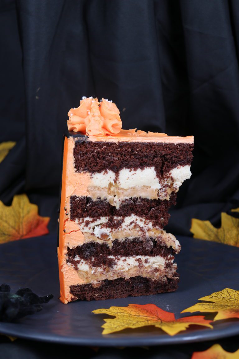 Layer cake choco caramel - Cerf Dellier le Blog
