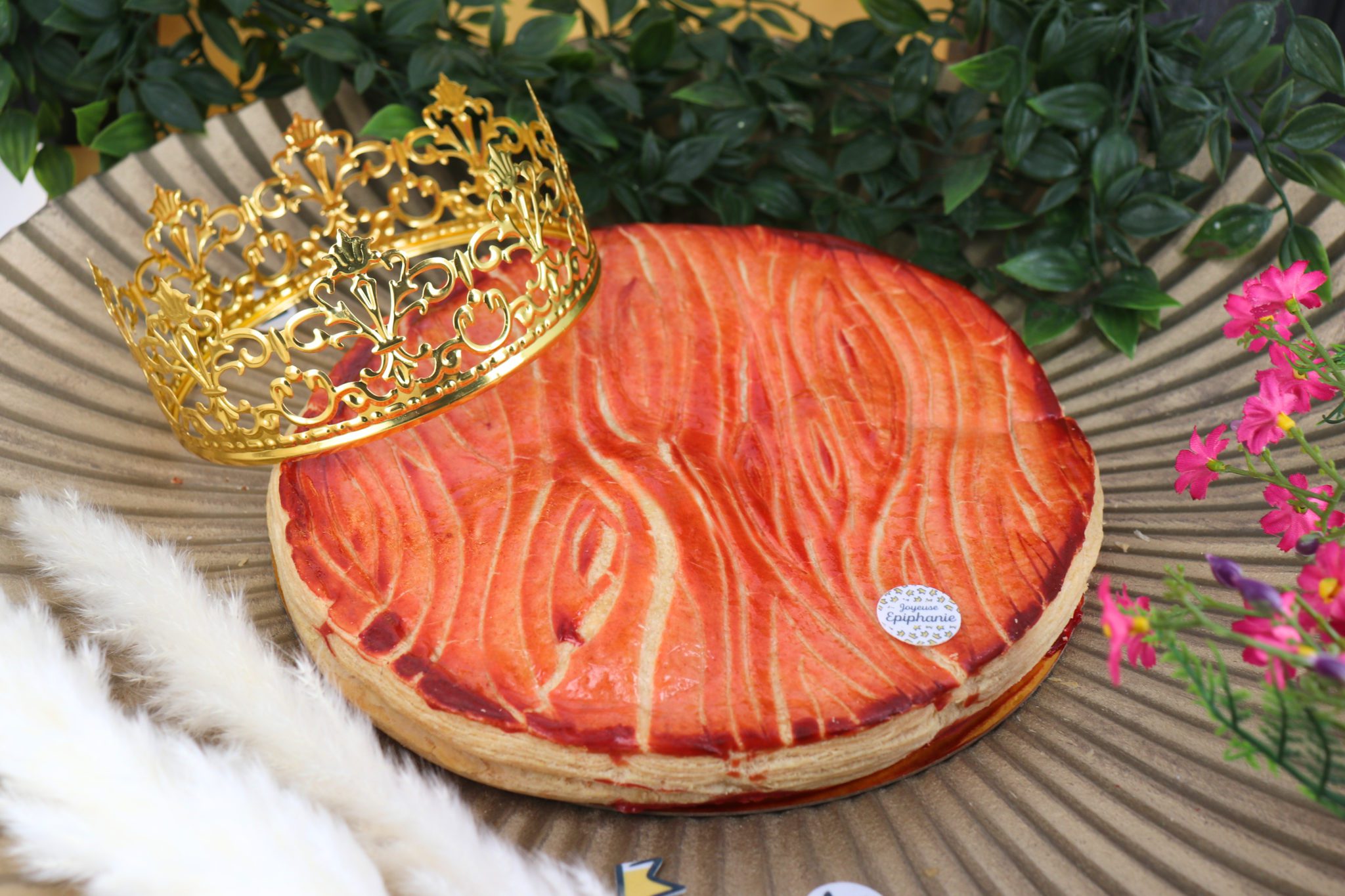 Galette frangipane pralines roses - Cerf Dellier le Blog