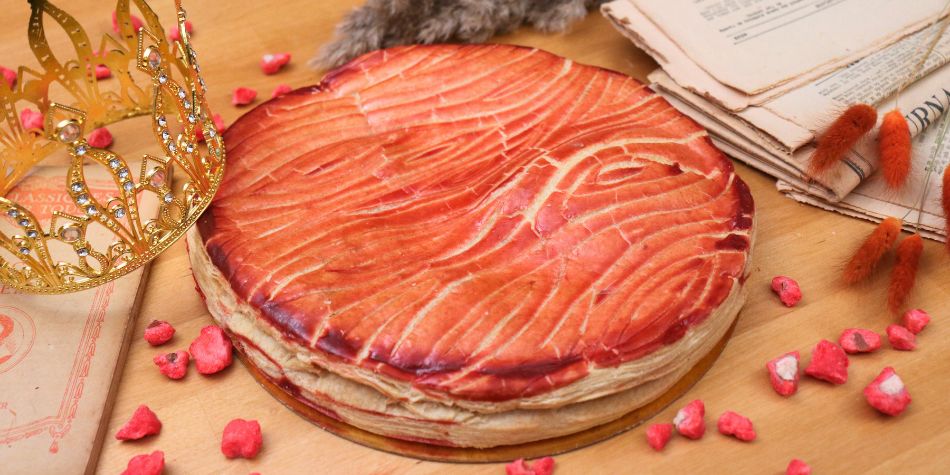 Galette frangipane pralines roses - Cerf Dellier le Blog